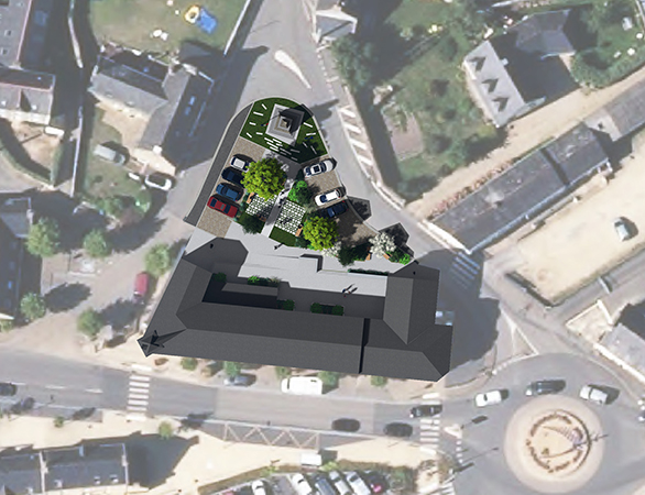 Belz (56) Réaménagement de la place René Cassin - EOL urbanismes
